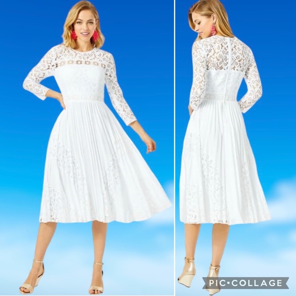 Lilly Pulitzer | Dresses | Lilly Pulitzer Aiden Dress Midi Resort Solid ...